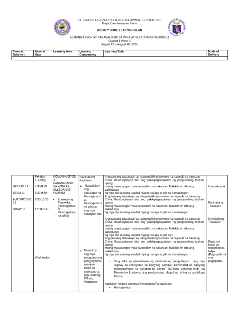 KomPan-Q1-Week 3 | PDF
