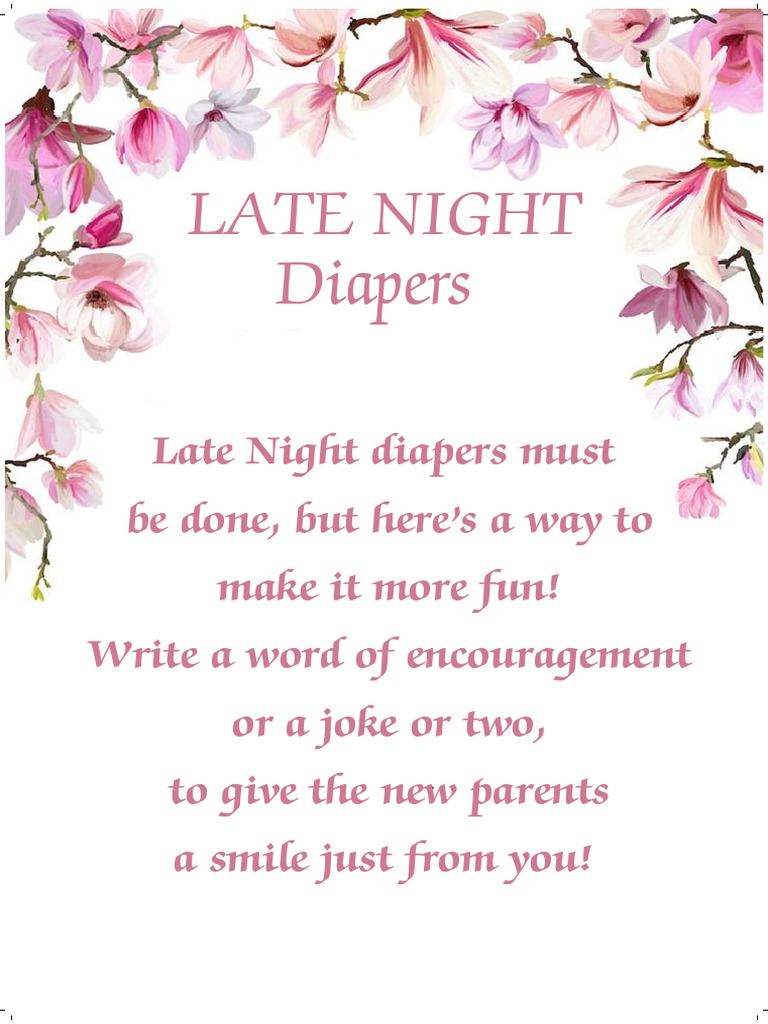 Fun Late Night Diaper Tips | PDF