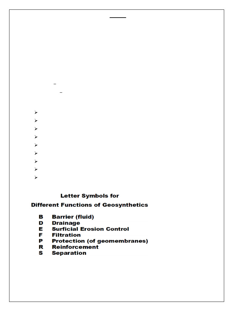 Geosynthesis: Types and Applications | PDF | Civil Engineering ...