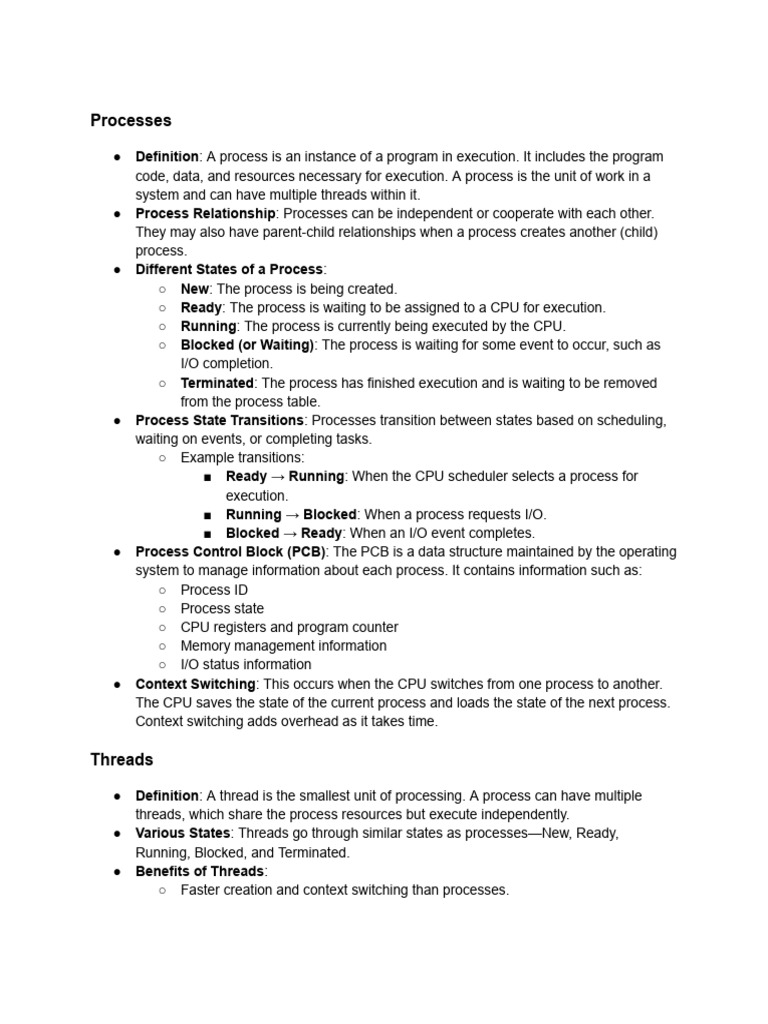0s_chap_02 | PDF | Thread (Computing) | Process (Computing)