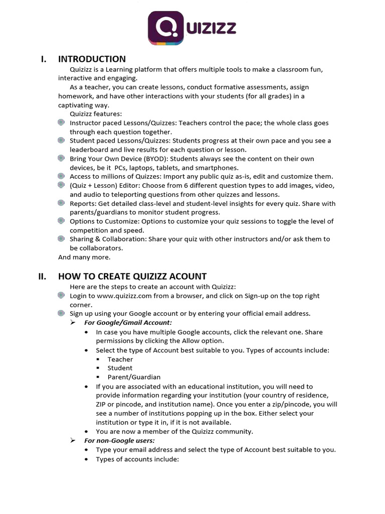 13. Meeting 13-Quizizz | PDF | Quiz | Homework