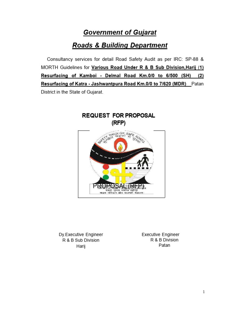 140949-RFP_FOR_ROAD_SAFETY_AUDIT - Various road- | PDF | Insurance ...