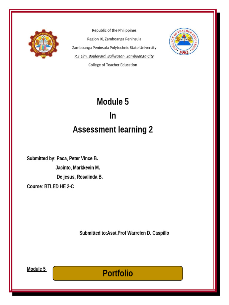 Portfolio Assessment in Teacher Education | PDF | Rubric (Academic ...