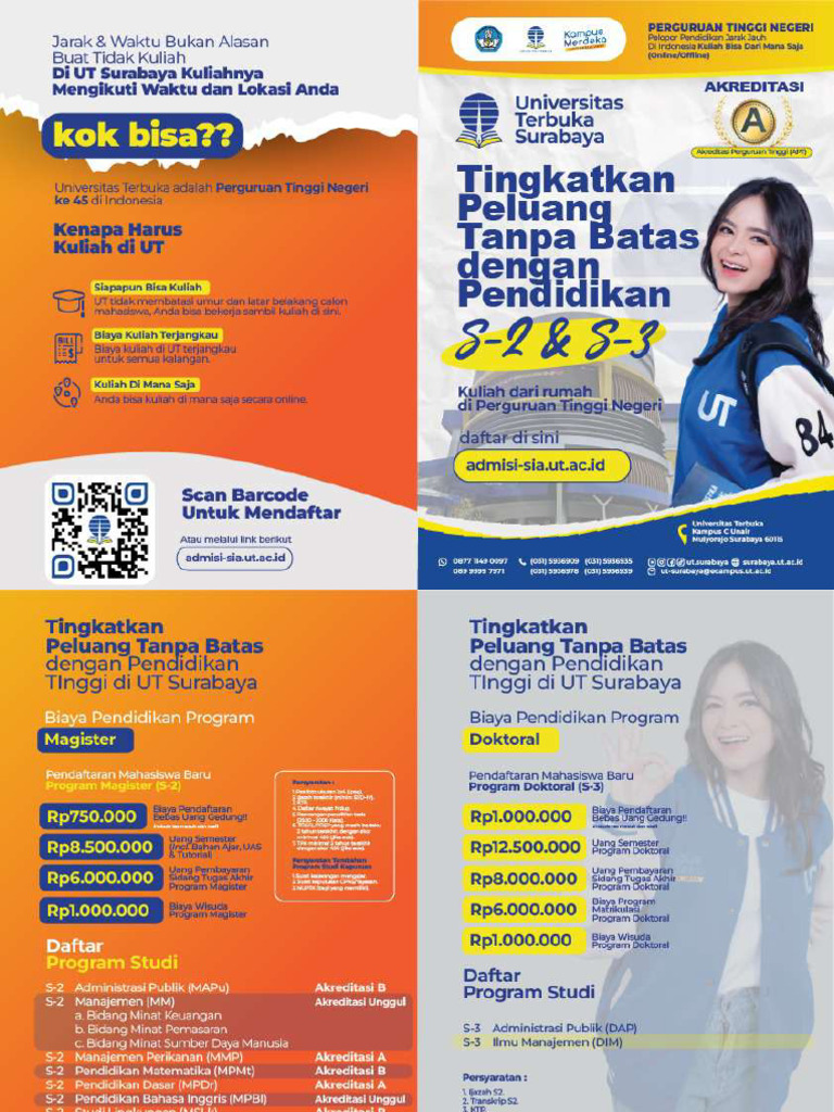 Brosur S2 & S3 (Pascasarjana & Doktor) | PDF