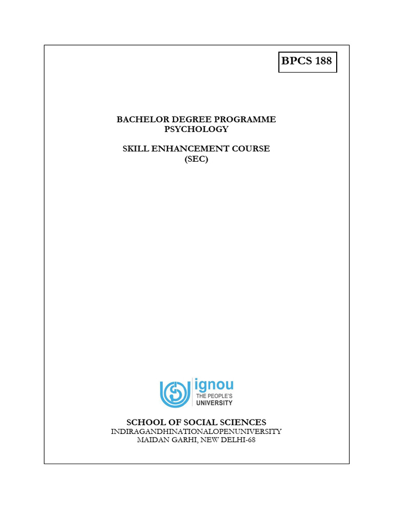 BPCS 188 E Assignment 2024-2025 | PDF | Psychology | Social Psychology