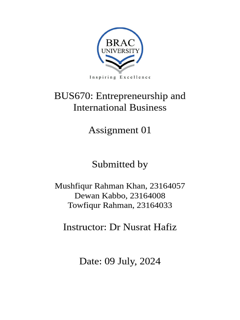 Assignment | PDF | Multinational Corporation | Economies