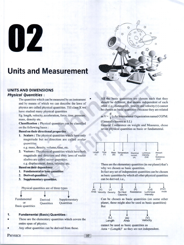 Units & Measurement | PDF