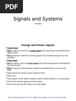 Energy vs Power Signals Explained | PDF | Trigonometric Functions ...