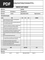 Hydrotesting Checklist | PDF | Business