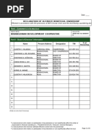 CIPC Beneficial Ownership Mandate Form | PDF | Ownership | Common Law
