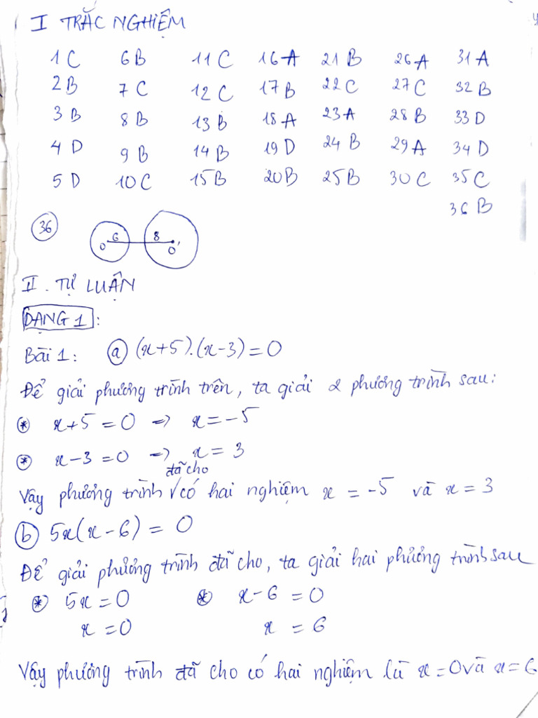 Giai de Cuong On Ck1 | PDF