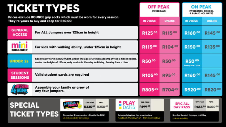 BOUNCE Inc Pricing Menlyn Maine Oct24 | PDF