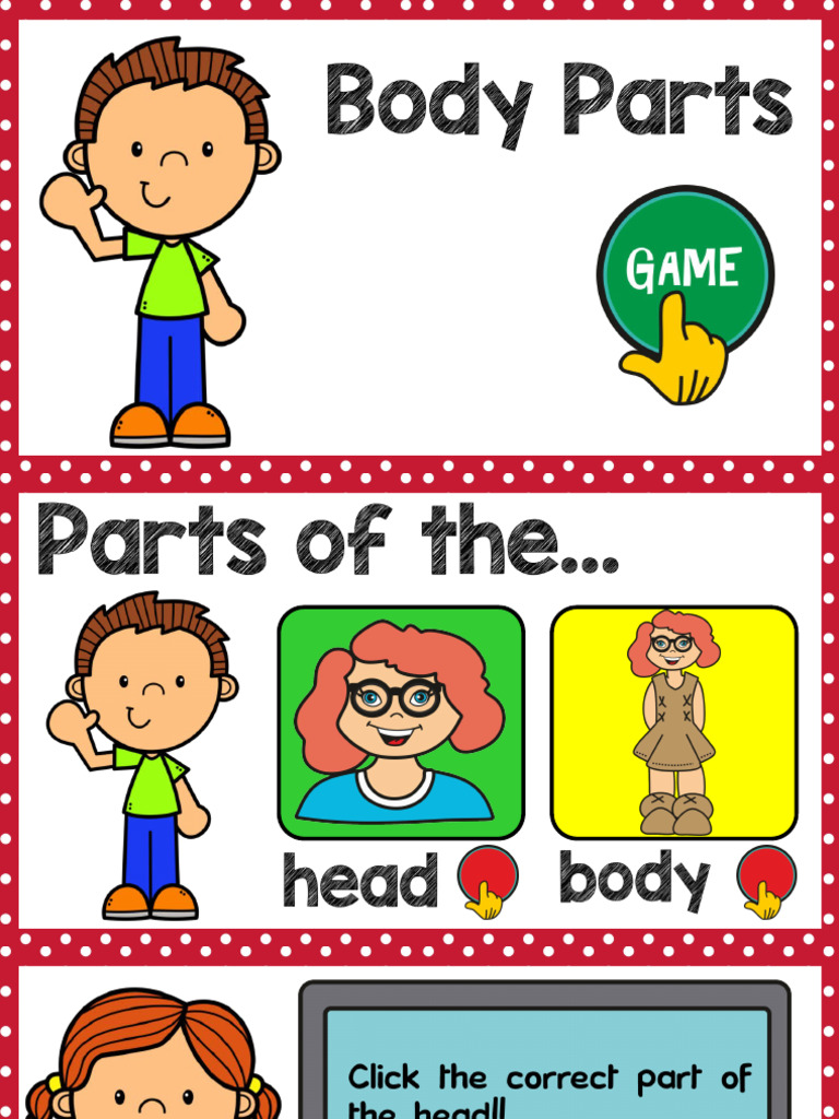 BODY-PARTS-PPT-GAME-x | PDF