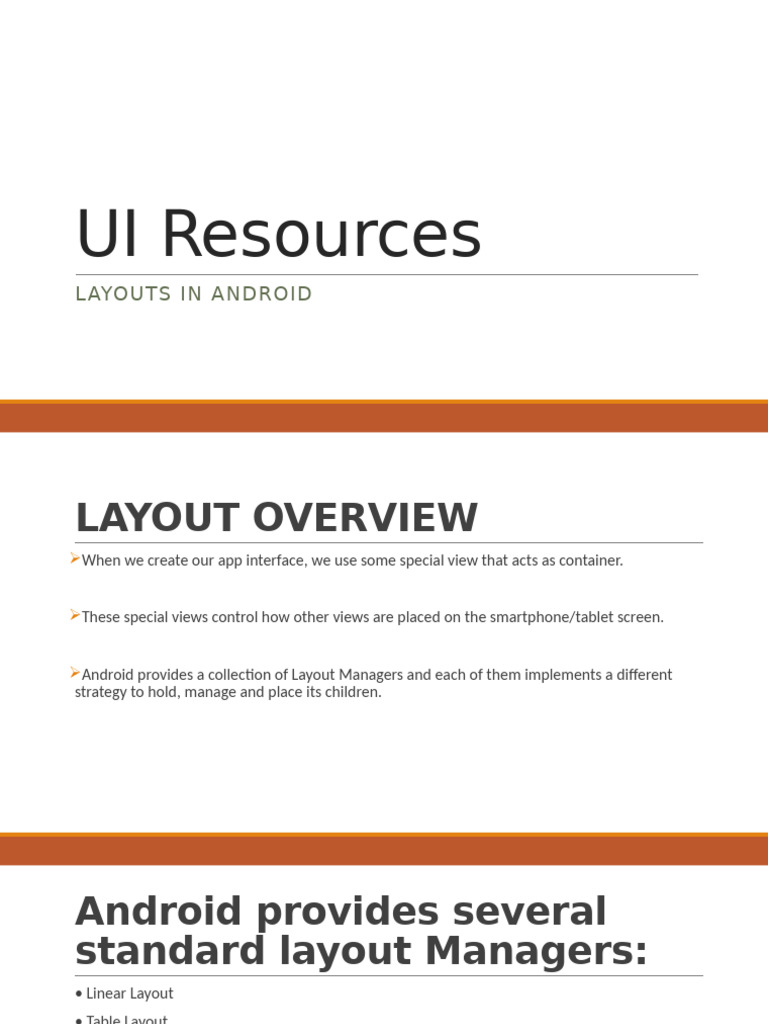 Android Layouts: Table vs Grid | PDF | Android (Operating System ...