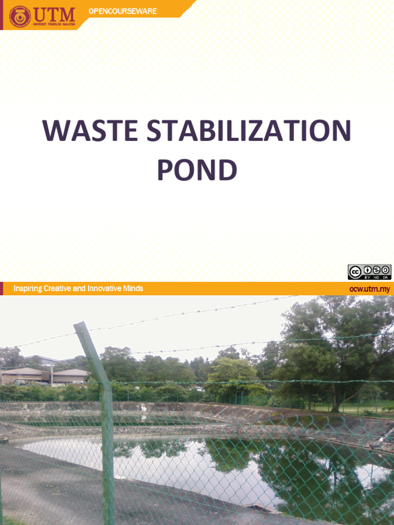 SAB_2922_Chapter_9_-_Waste_Stabilization_Pond | PDF | Waste Treatment ...
