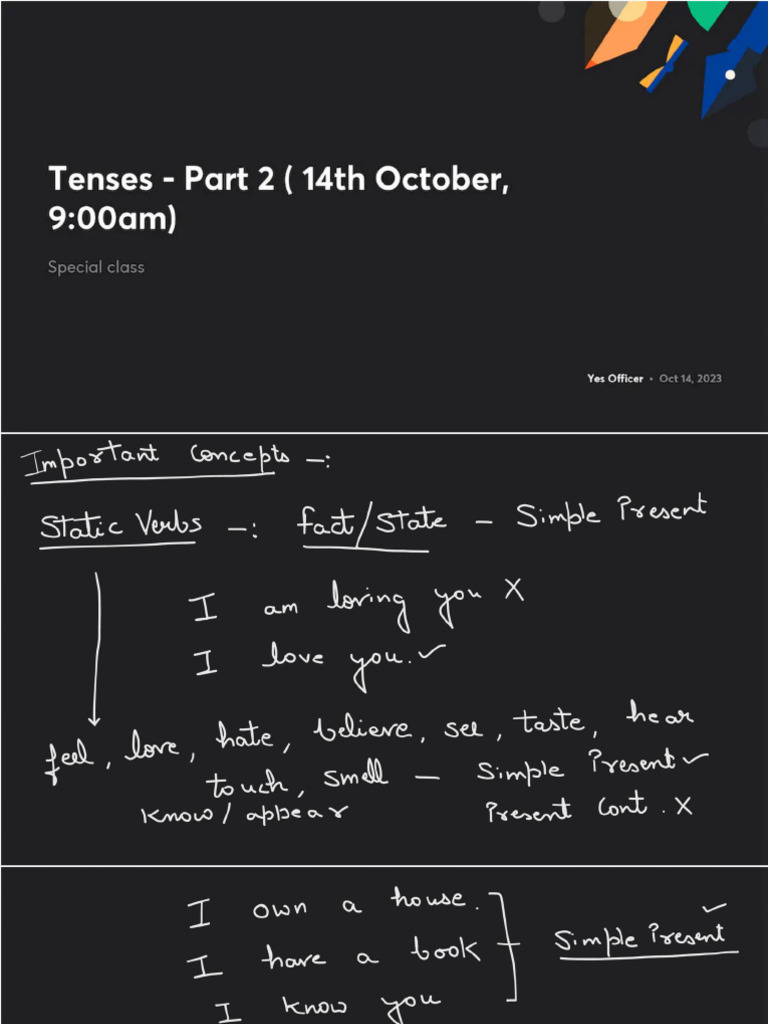 tense 2 | PDF