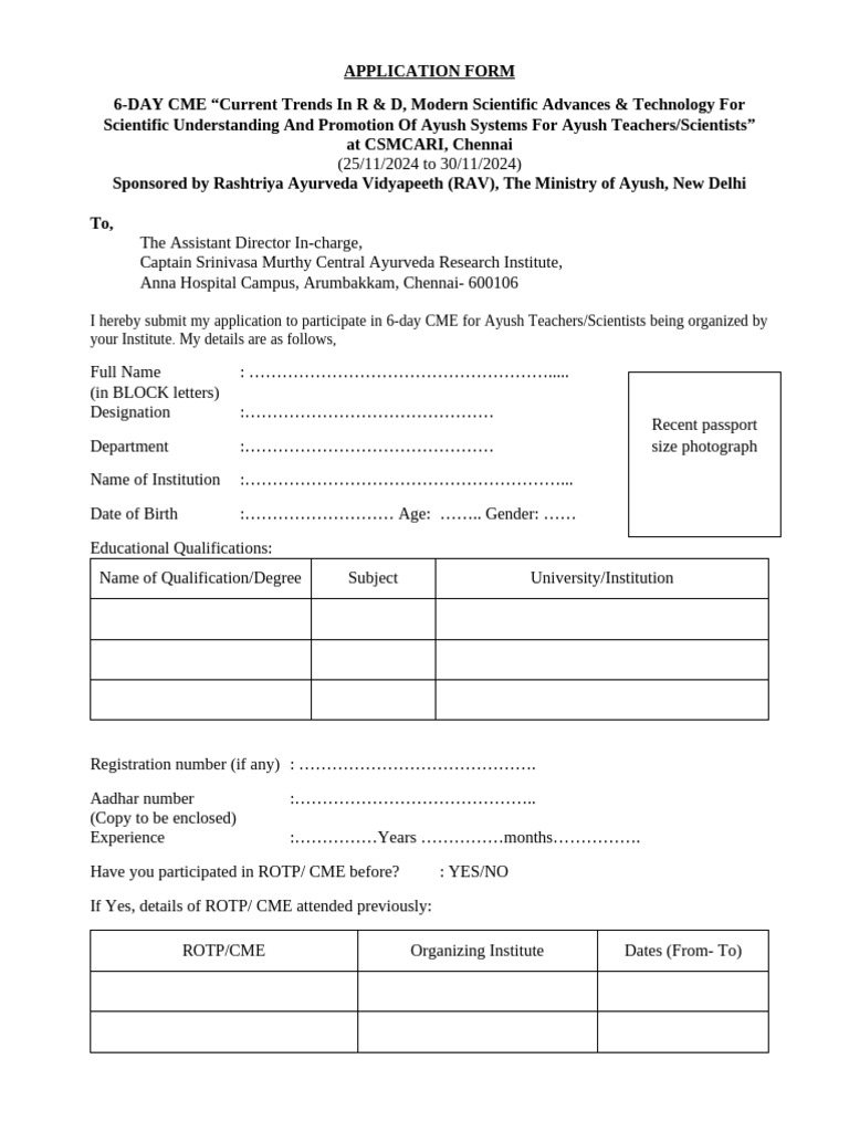 CME-application-form-2024 | PDF | Authentication | Government And ...