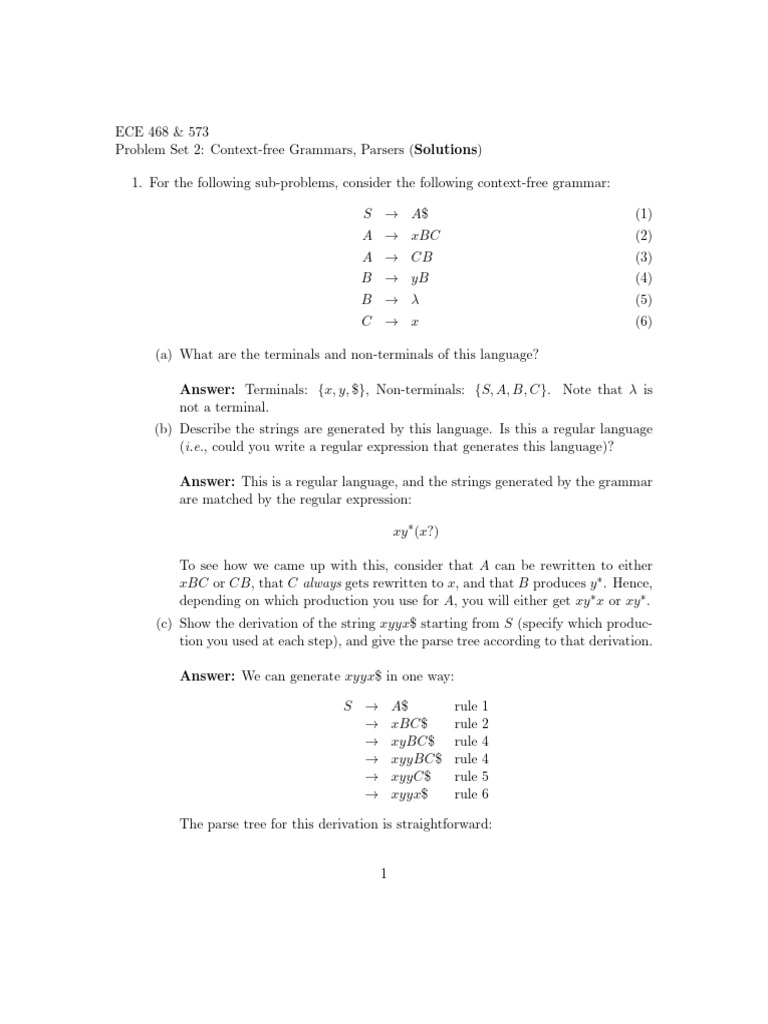 ps-2-sol | PDF | Parsing | Syntax (Logic)