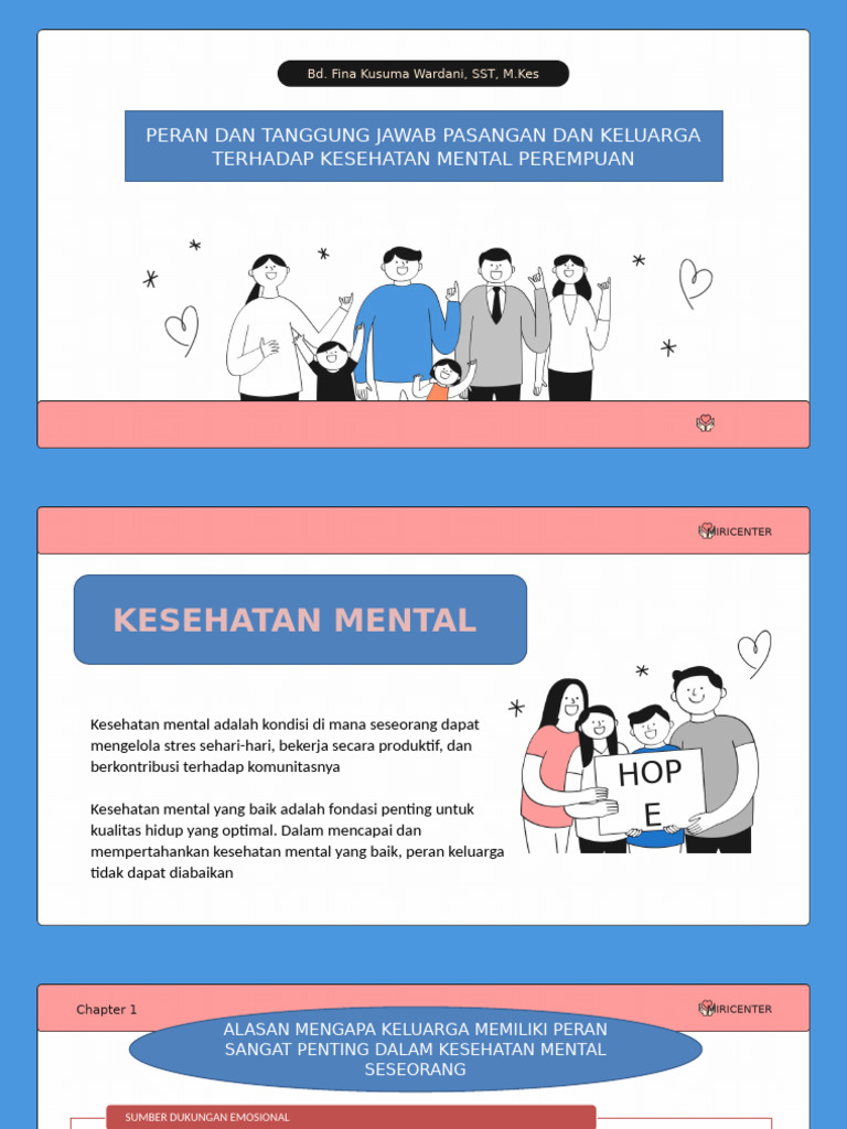 Pert. 11 Peran Dan Tanggung Jawab Pasangan Dan Keluarga Terhadap Kesehatan Mental | PDF