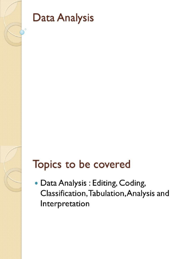 Data Analysis | PDF