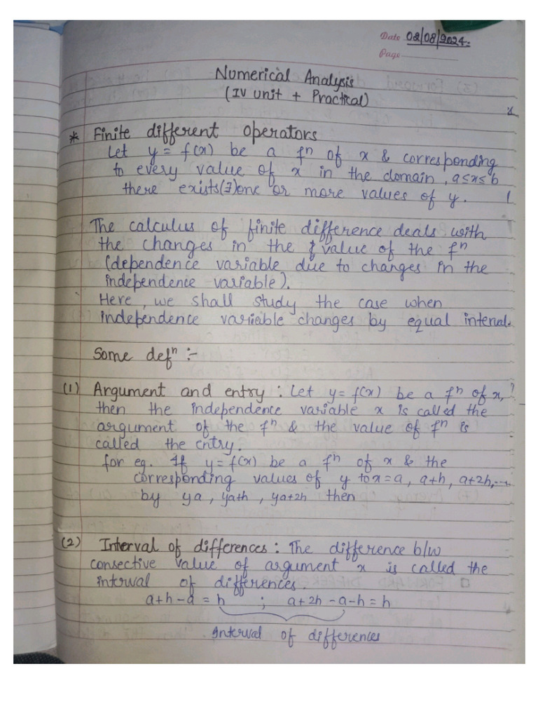Numerical Analysis | PDF
