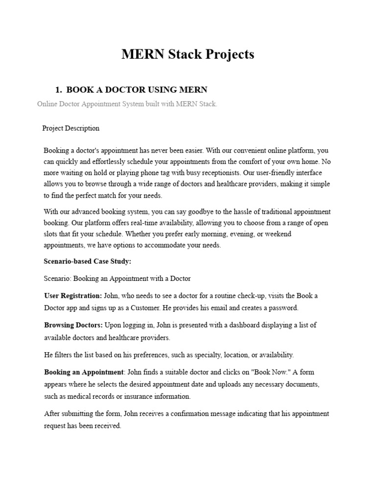 MERN Stack Projects LIST | PDF | Educational Technology | Mobile App