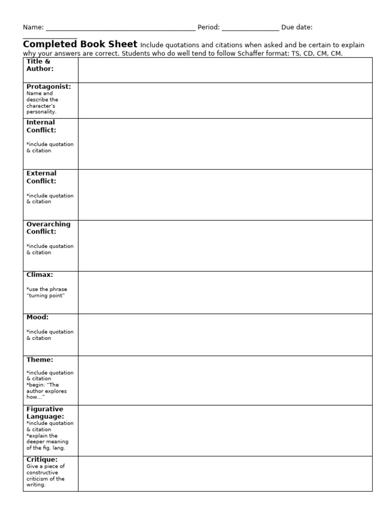 SSR - Completed Book Sheet | PDF
