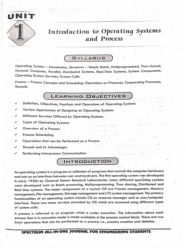 OS Spectrum | PDF