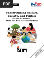 Ucsp - State and Non State Institutions | PDF | Presidents Of The ...