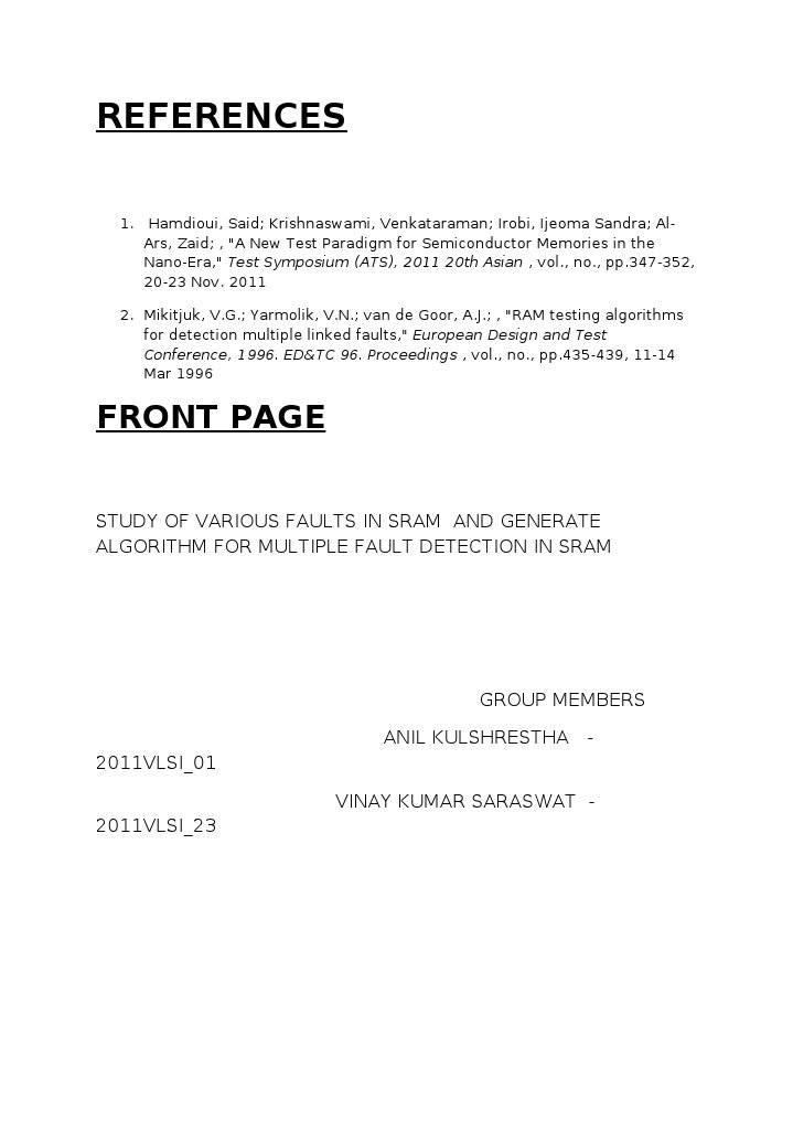 References: Front Page | PDF | Field Effect Transistor | Semiconductors