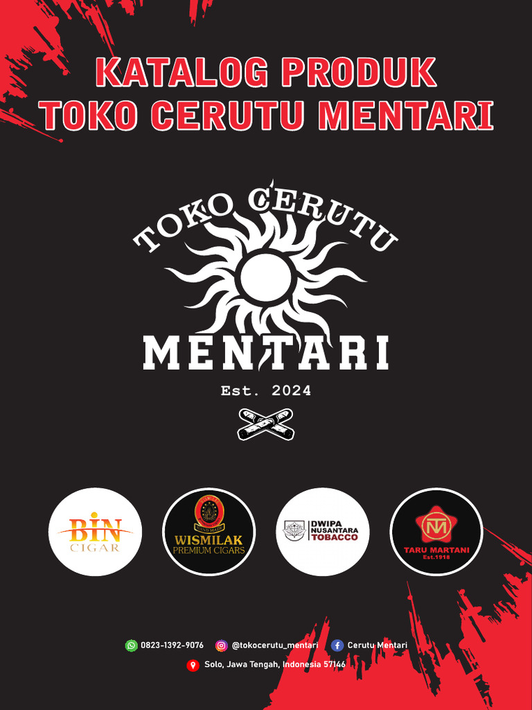 Katalog Toko Cerutu Mentari | PDF | Cigar | Determinants Of Health