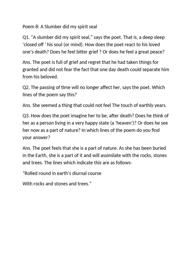 Poem 8 | PDF