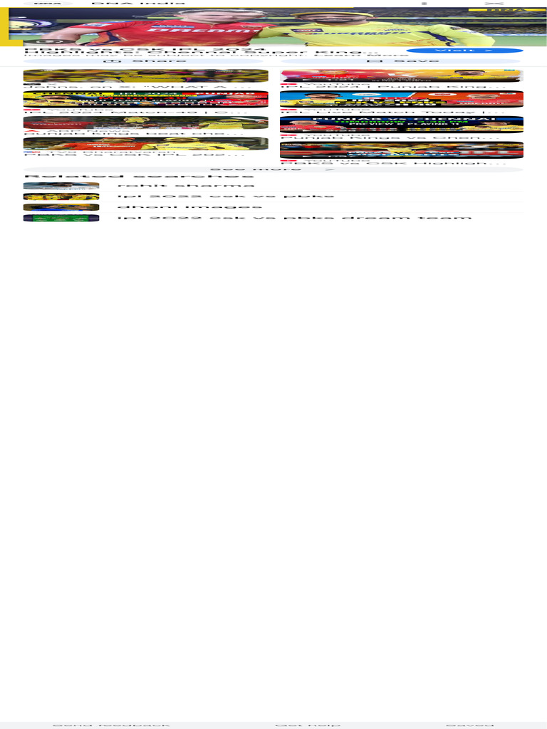 Punjab Kings and CSK Friends - Google Search 4 | PDF