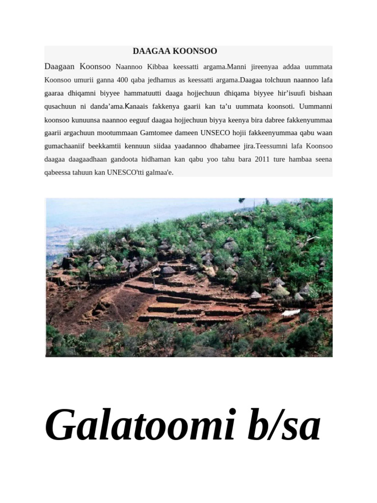 Daagaa | PDF