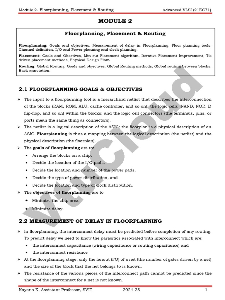 vlsi_module_2[1] | PDF | Integrated Circuit | Electrical Engineering