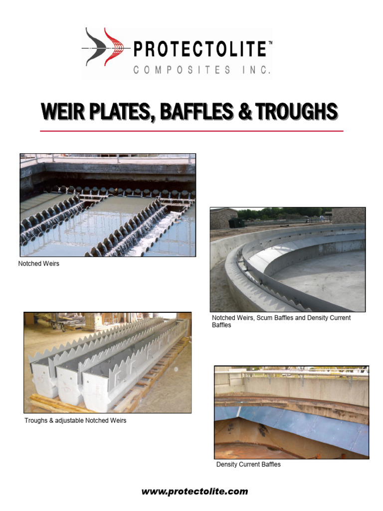 Weirs, Baffles, Throughs | PDF | Fiberglass | Fibre Reinforced Plastic