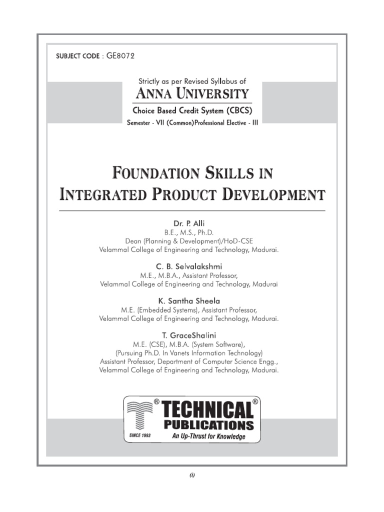 GE8072 - Foundation Skills in Integrated Product Development (Ripped ...