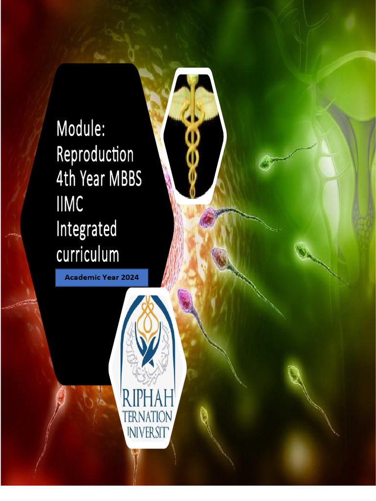 Reproduction Module - AY2024 | PDF | Cervical Cancer | Sexually Transmitted Infection