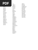 Fixed Prepositions A to Z Guide | PDF