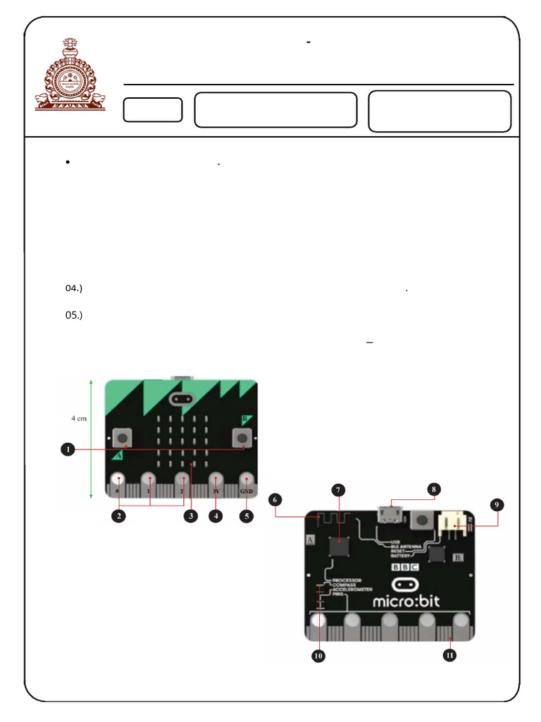Nalanda College: Unit 4: Use of Microcontrollers | PDF