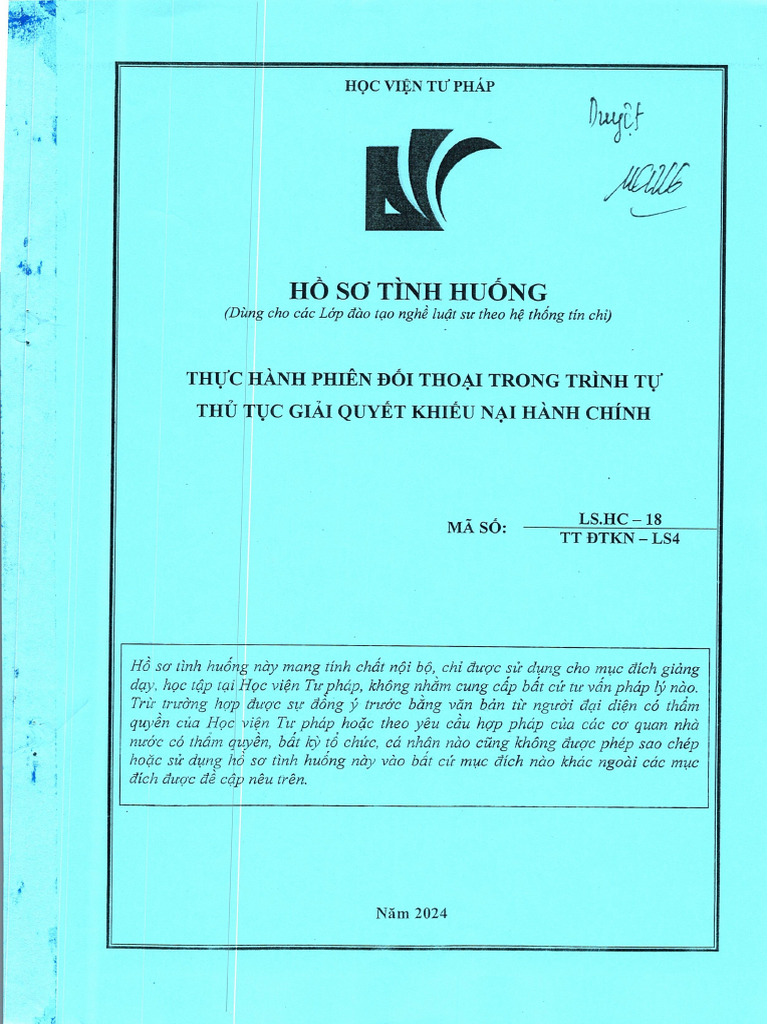 H Sơ LS - HC18 (Môn LS4) | PDF