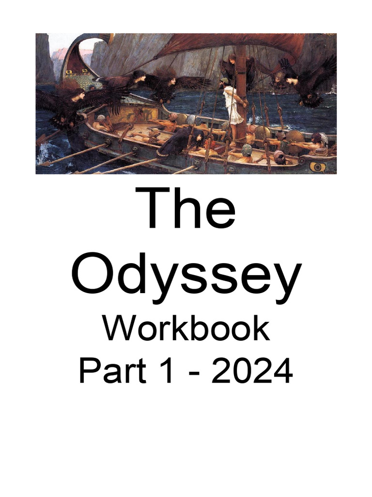 The Odyssey Workbook: Part 1 2024 | PDF | Odysseus | Penelope