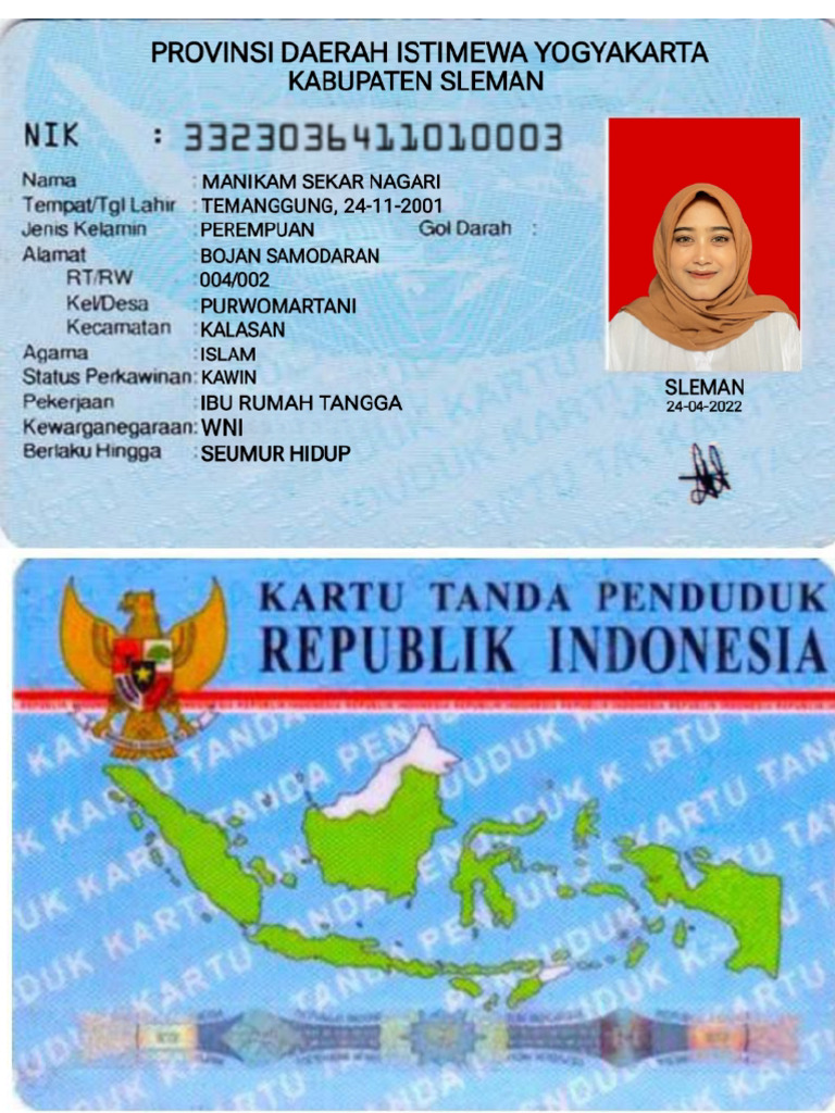 KTP Istri Pak Eko | PDF