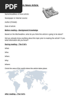 CNN 10 Student News Worksheet | PDF