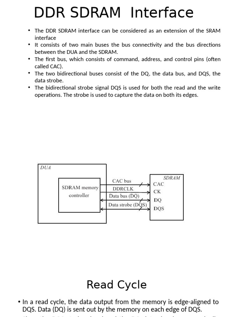 DDR SDRAM Interface1 | PDF