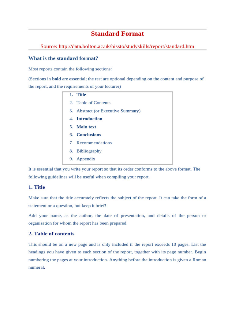 Standard Format for assignment | PDF | Abstract (Summary)