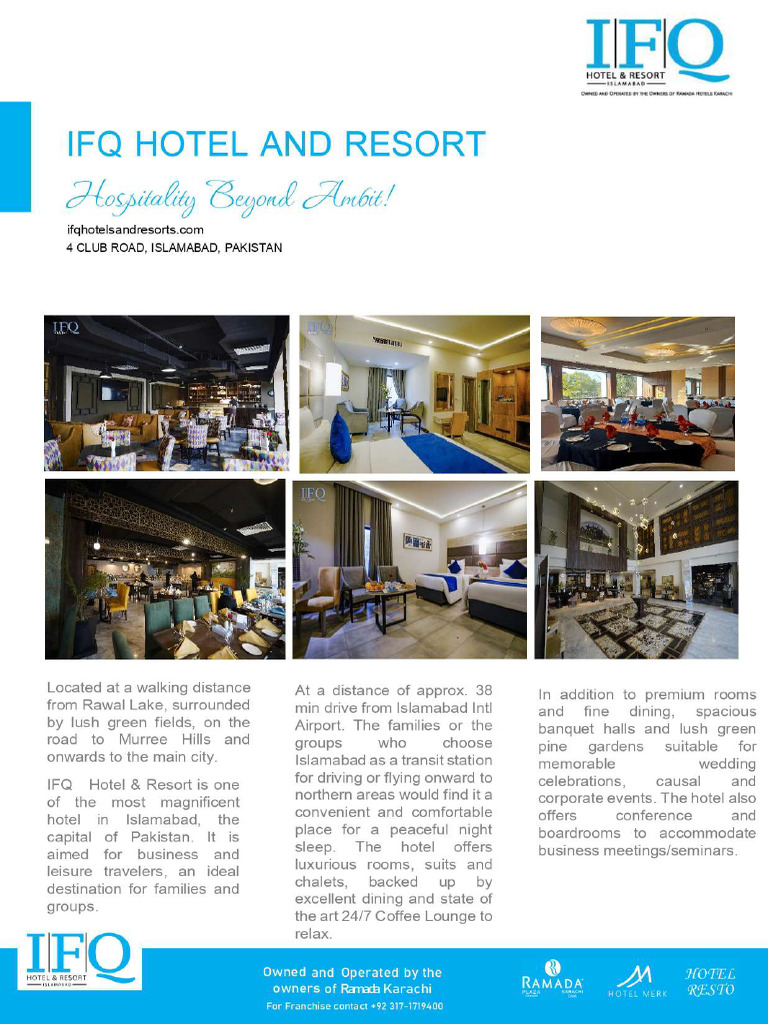 Fact Sheet IFQ Hotel & Resort. | PDF