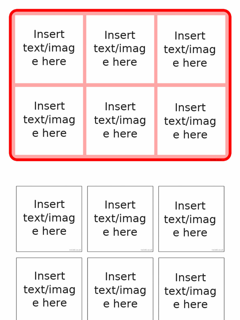 Editable Boards and Lotto Cards | PDF
