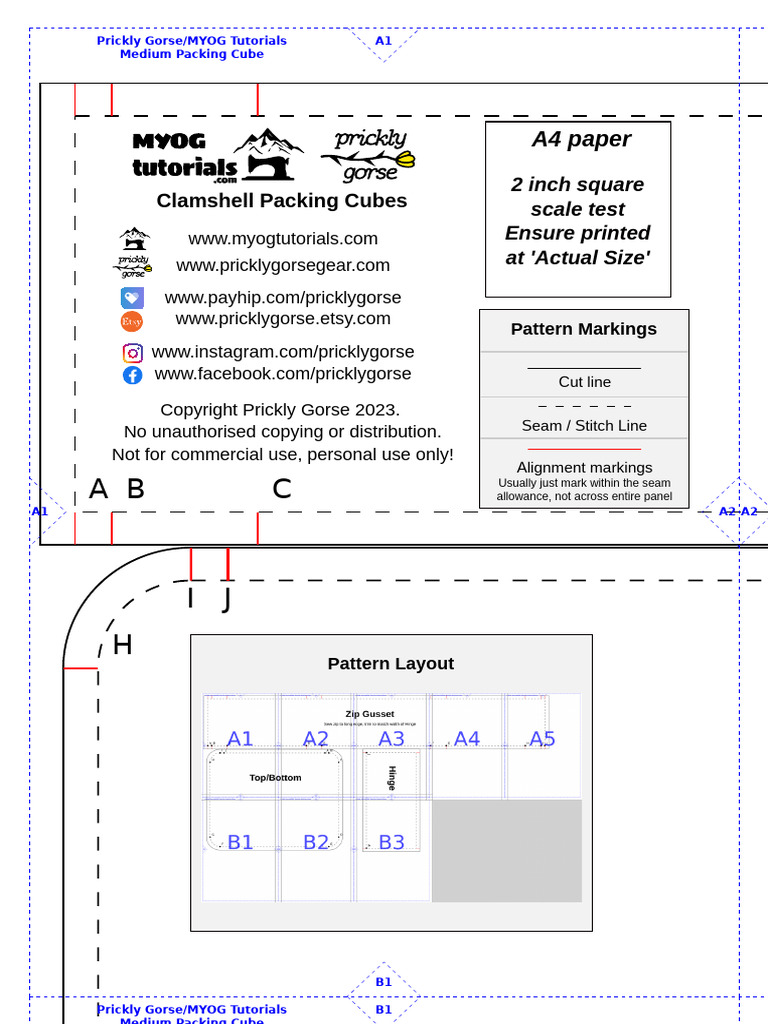 PackingCube Pattern Medium A4 Paper | PDF | Sewing | Office Equipment