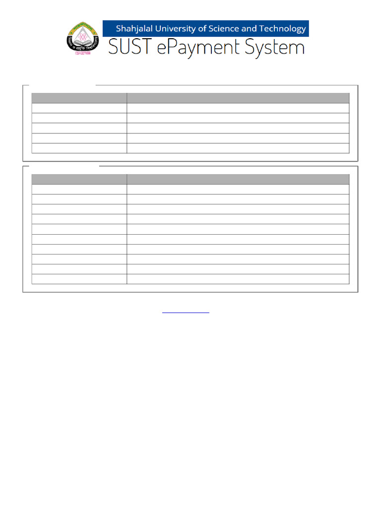 SUST Document Verification Receipt | PDF
